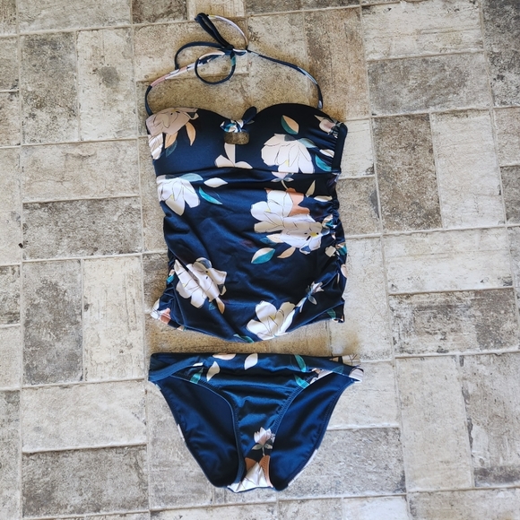Athleta | Swim | Athleta Tankini Set Xs | Poshmark
